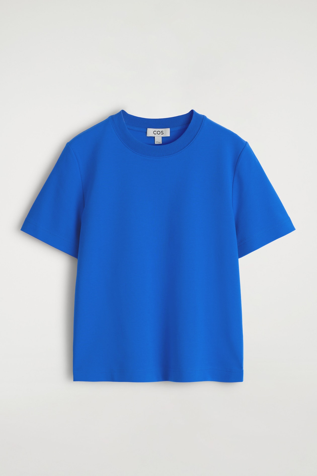 CLEAN CUT REGULAR T-SHIRT - COBALT BLUE | COS US