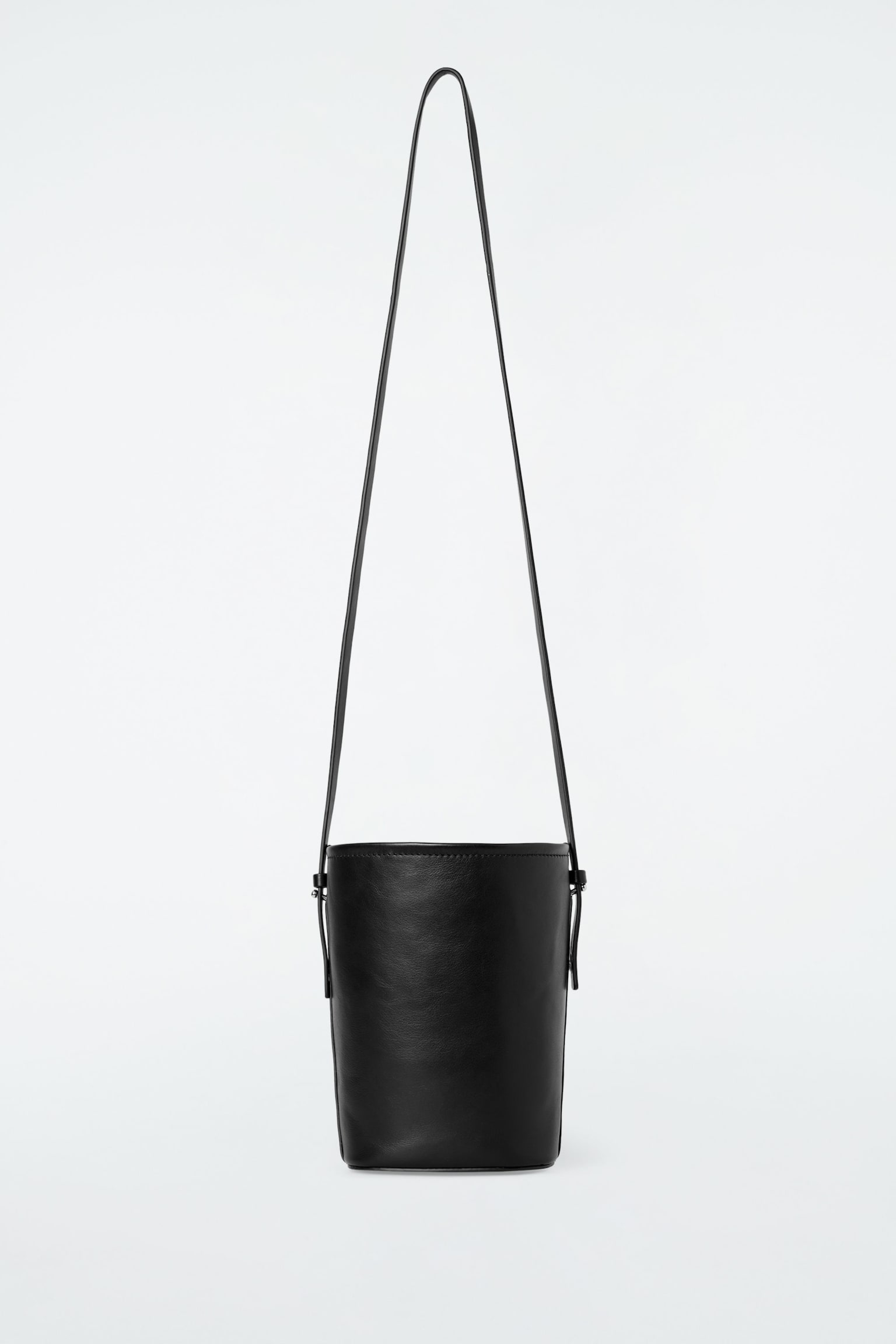 MINI BUCKET BAG - LEATHER - BLACK | COS GB