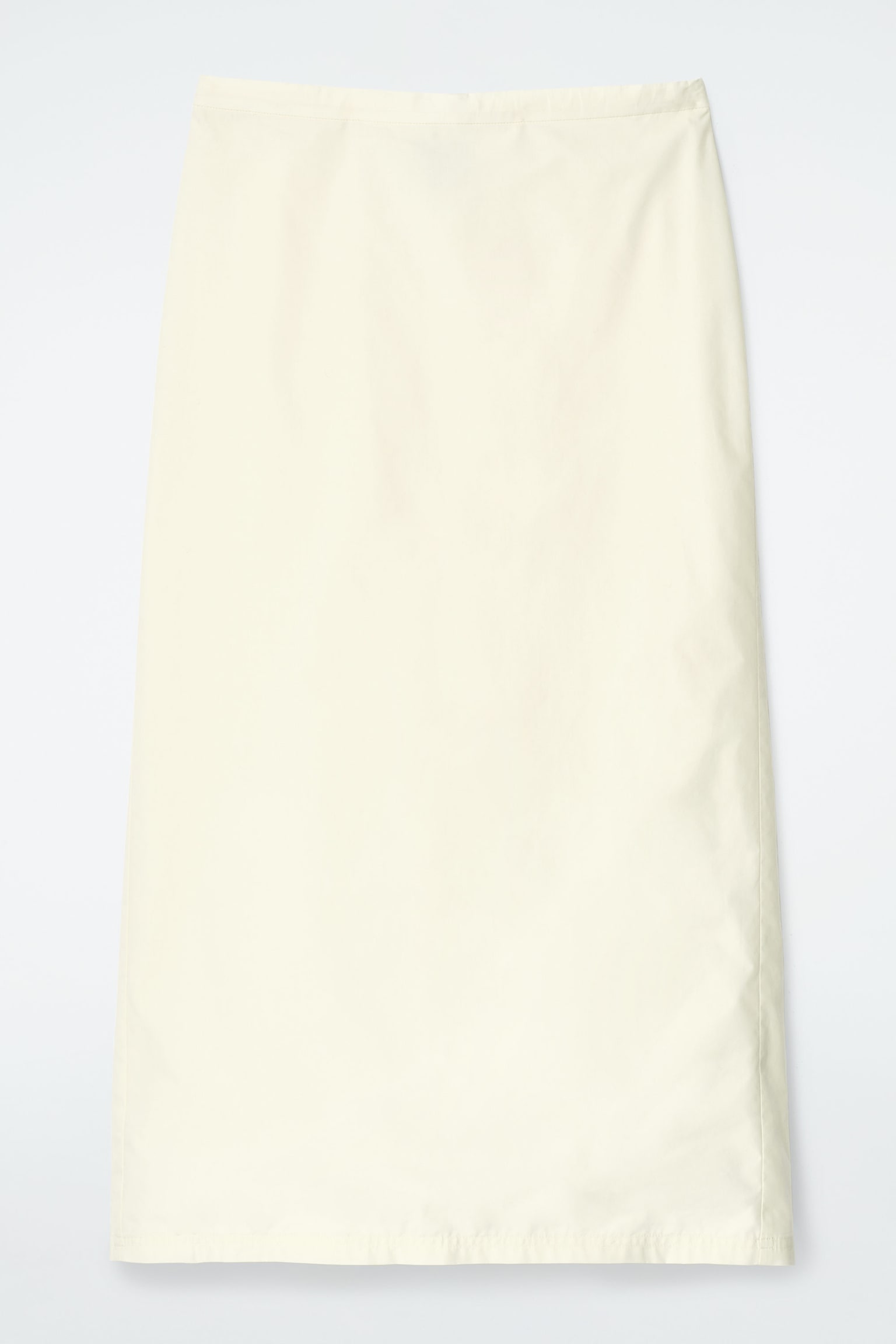 COTTON DRAWSTRING MIDI SKIRT - BUTTERMILK | COS DE