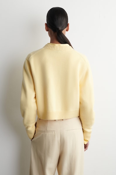 MERINO WOOL SWEATER - BUTTER YELLOW | COS US