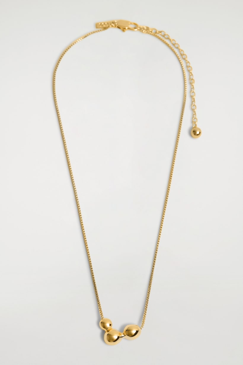 PEBBLE PENDANT NECKLACE - GOLD | COS