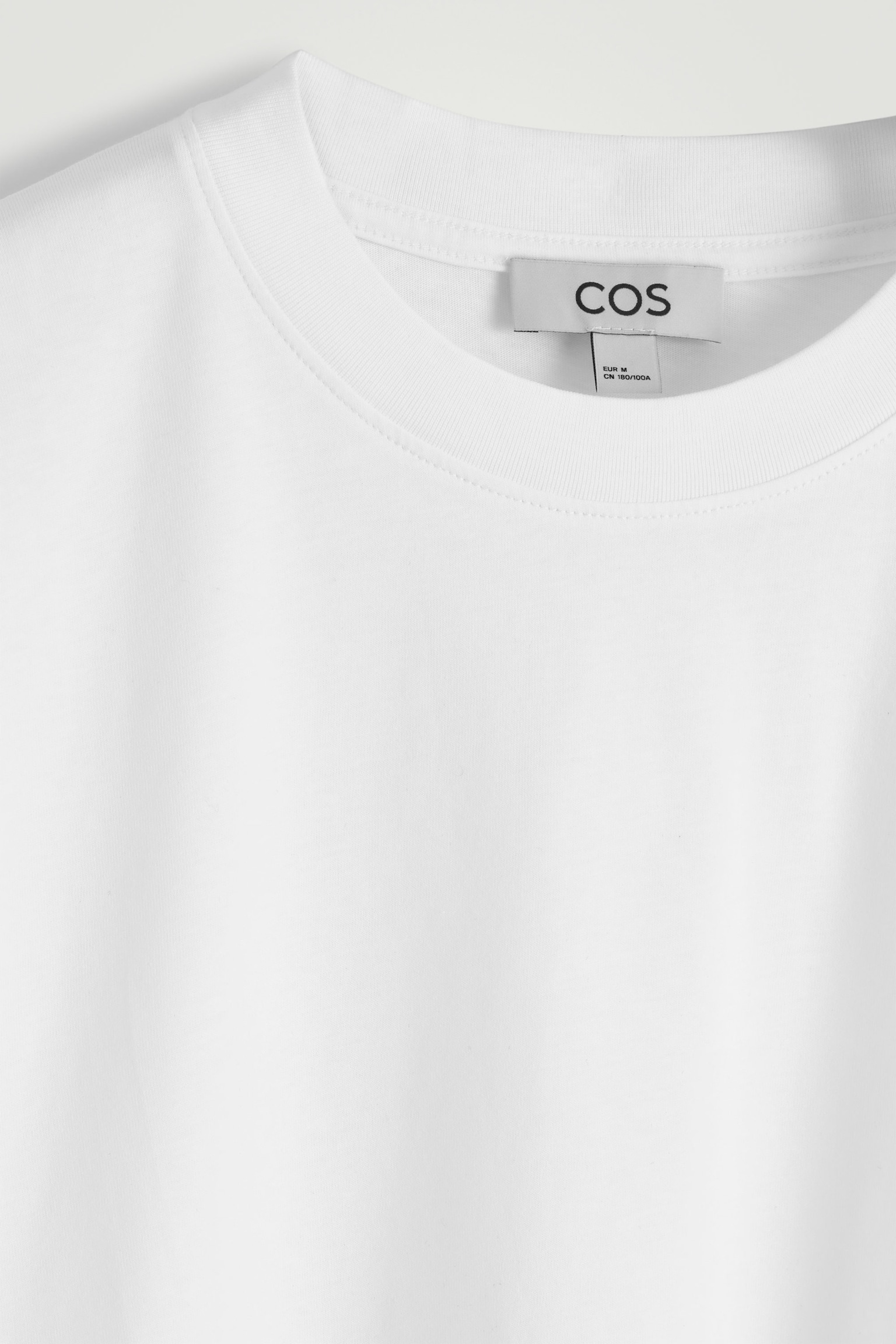 RELAXED LIGHTWEIGHT COTTON T-SHIRT - WHITE | COS US