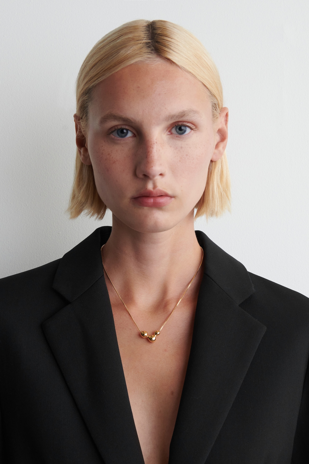 COLLIER À PENDENTIFS BULLES - DORÉ | COS