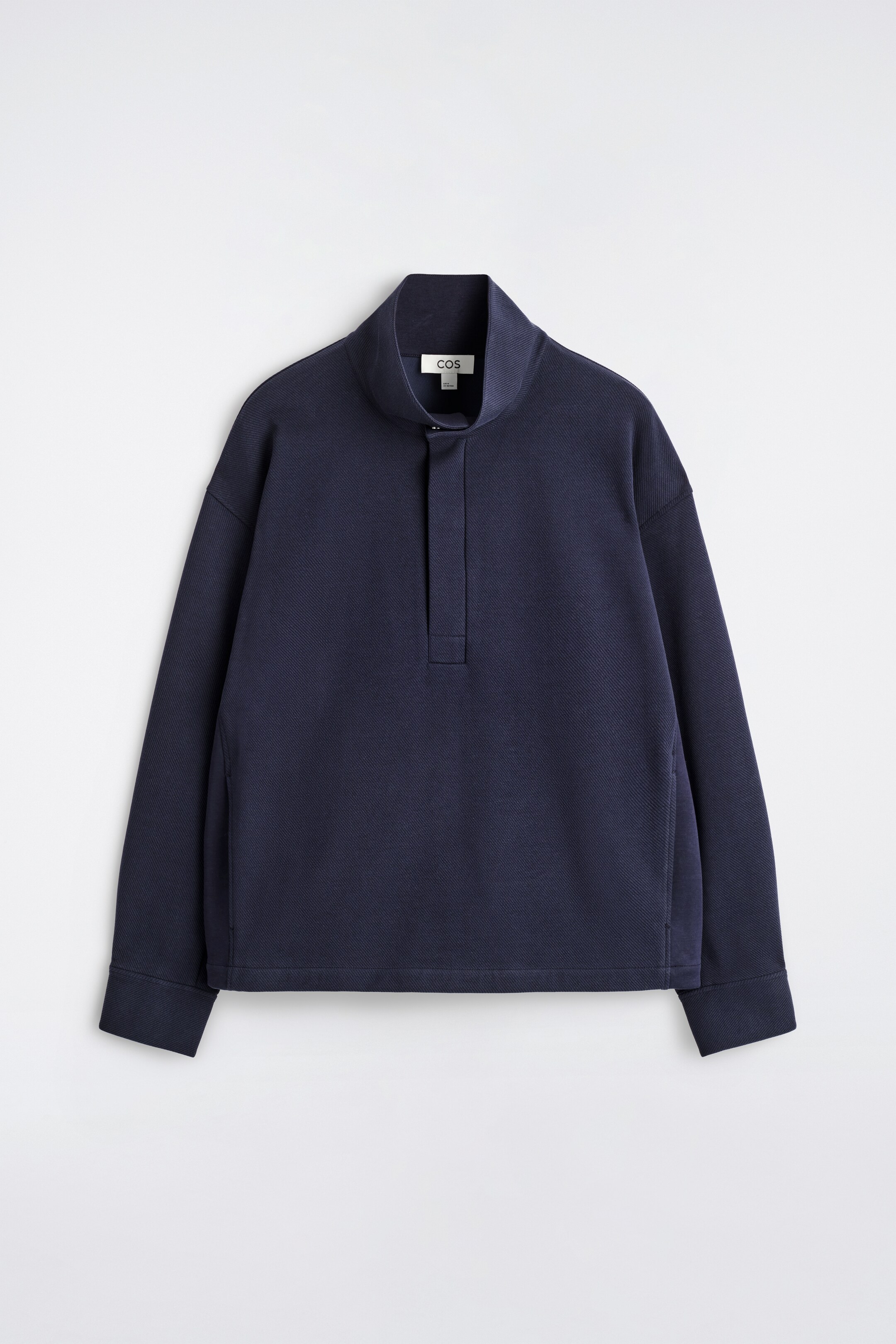 SWEAT À COL CHEMINÉE ZIPPÉ - BLEU MARINE - HOMME | H&M FR