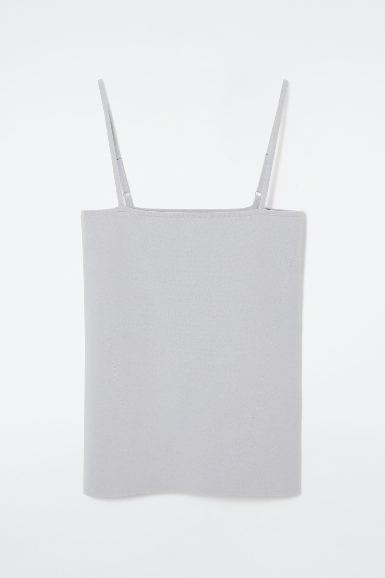 STRAPPY RIB-KNIT BANDEAU - LIGHT BLUE | COS