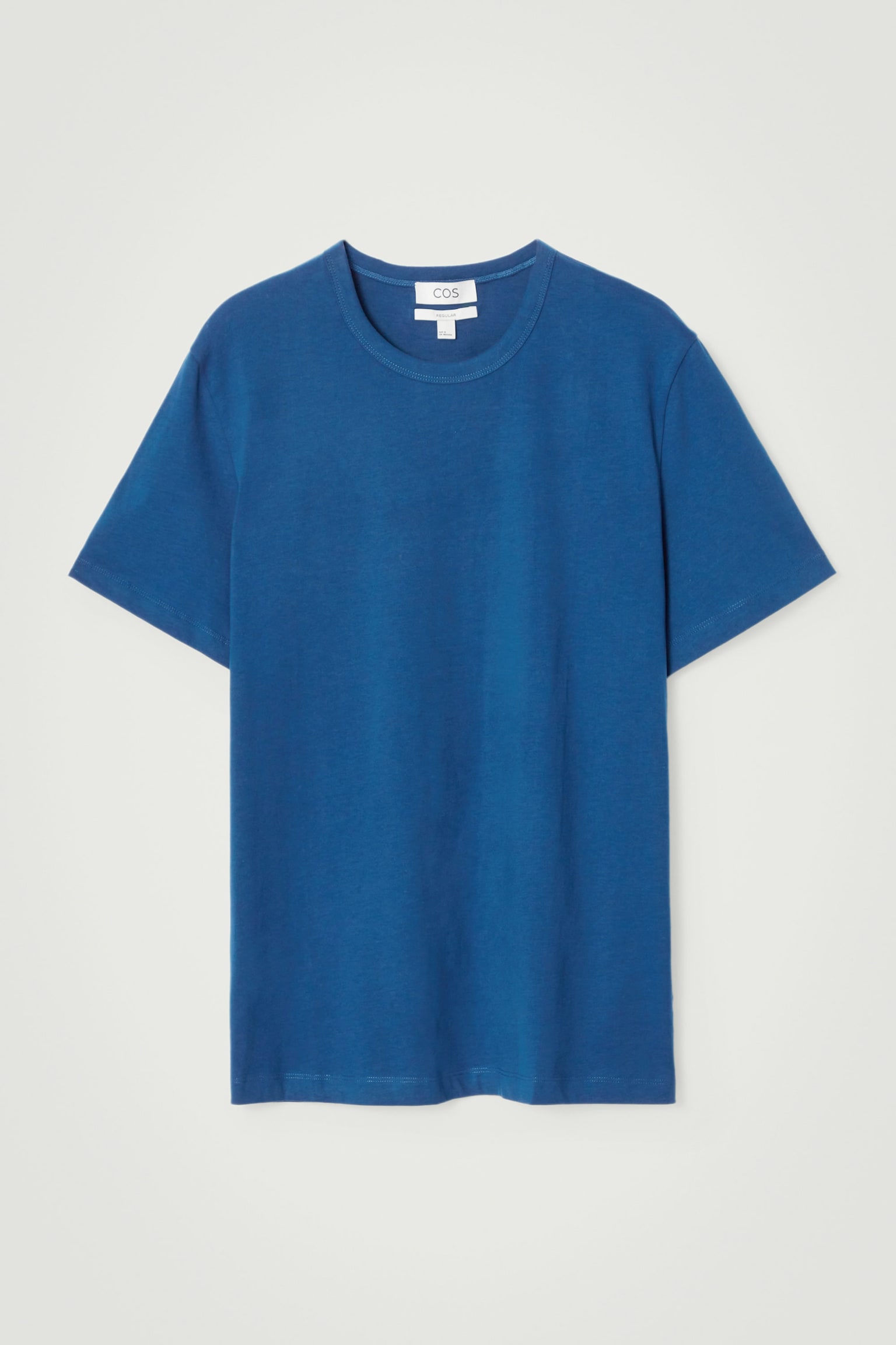 REGULAR BRUSHED-COTTON SHIRT - BLUE | COS US