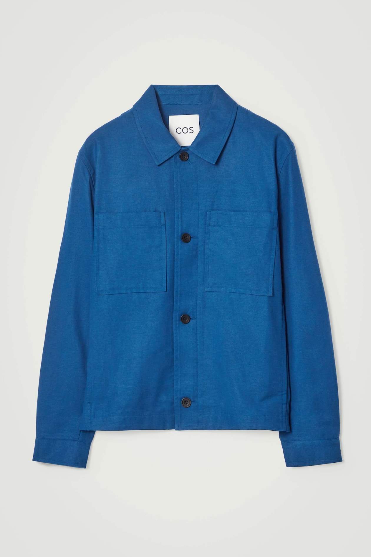 RELAXED UTILITY OVERSHIRT - BRIGHT BLUE | COS