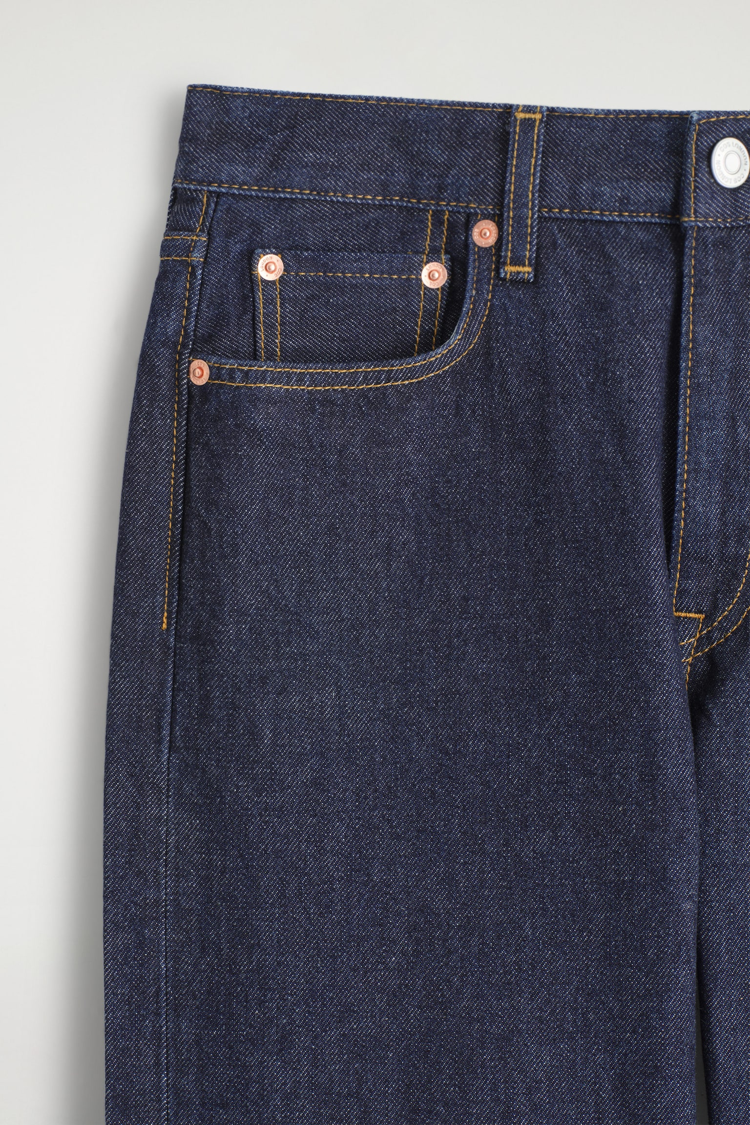 CHORD STRAIGHT-LEG JEANS - DARK INDIGO | COS US