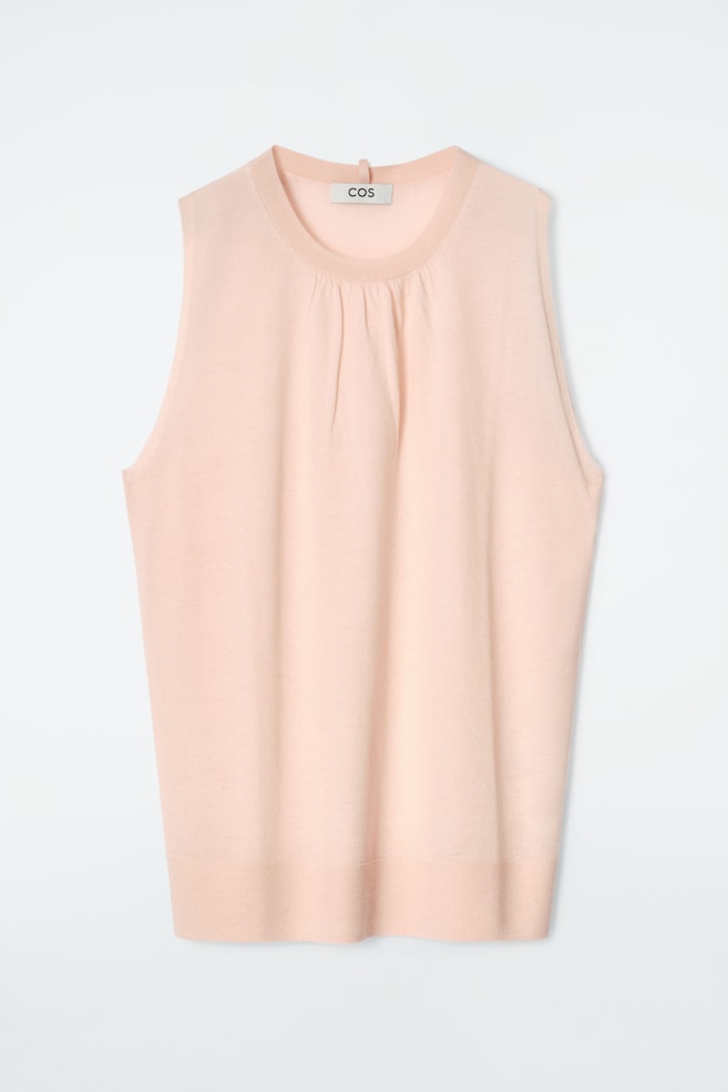 FINE CASHMERE VEST - SOFT TERRACOTTA | COS