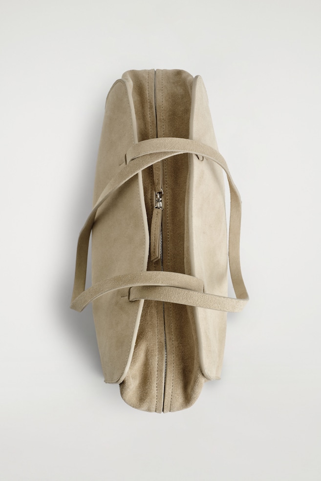 MARAIS BOWLING BAG - SUEDE - CAPPUCCINO | COS DE