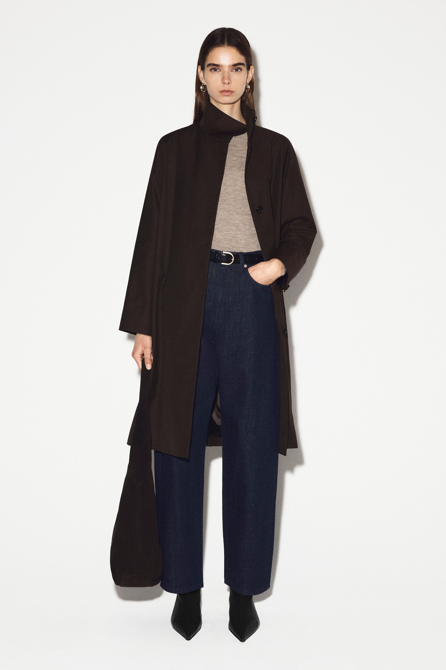 BAY BARREL-LEG JEANS - DARK BLUE | COS US