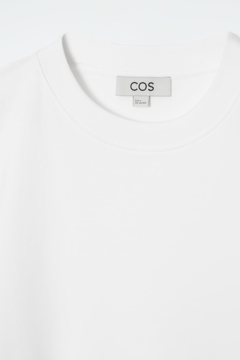 CLEAN CUT REGULAR T-SHIRT - WHITE | COS NO