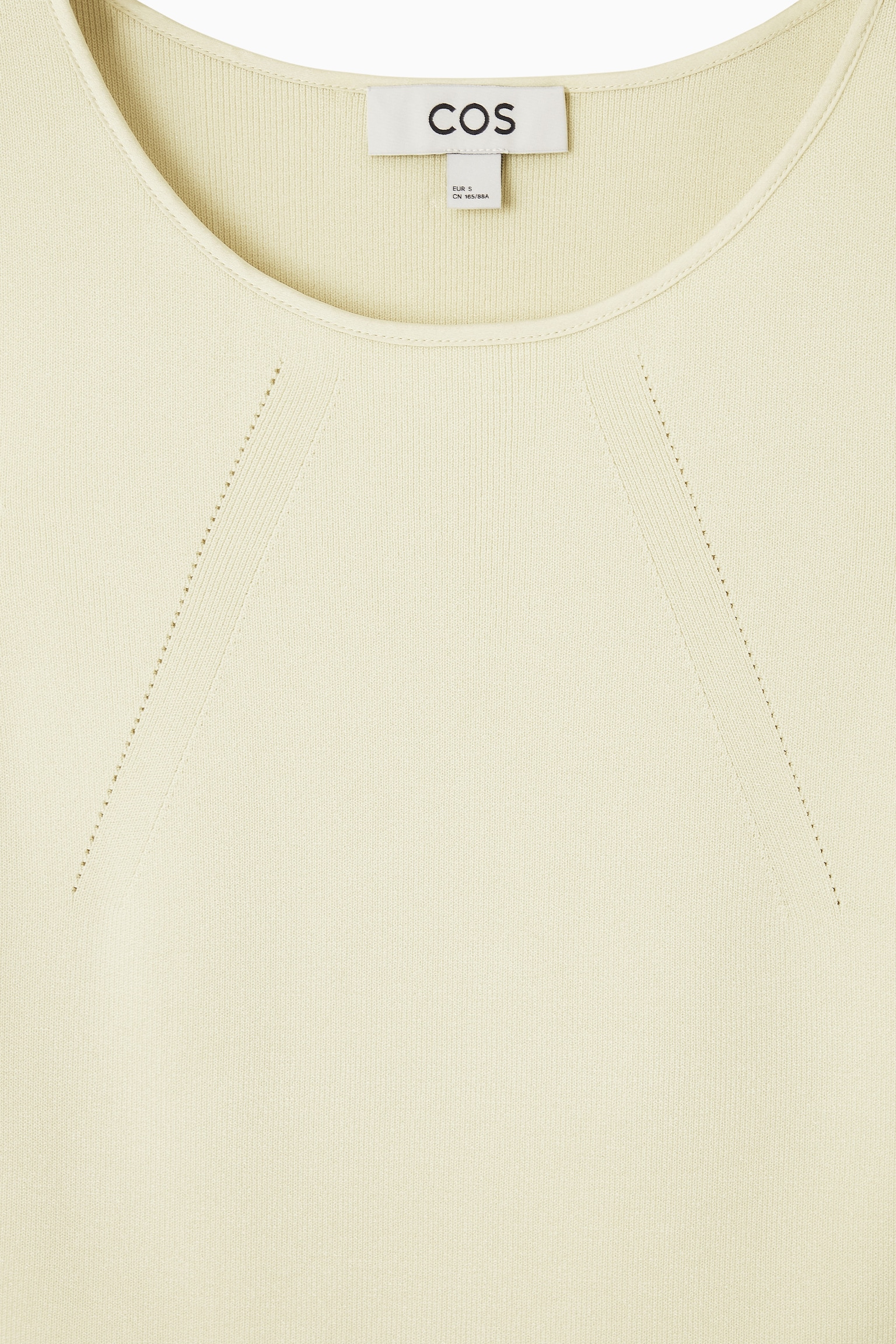 KNITTED TANK TOP - BEIGE | COS