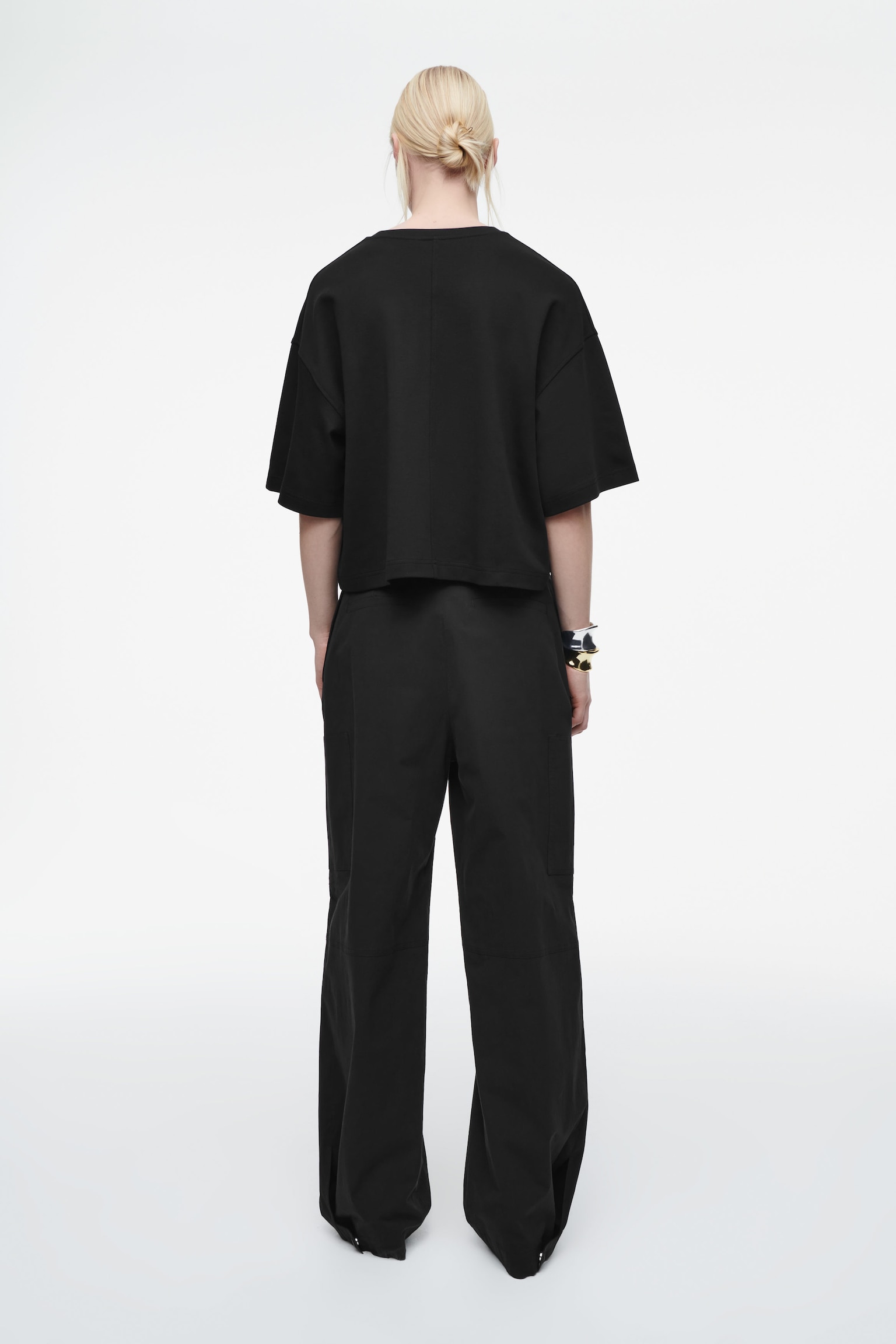 OVERSIZED BOXY T-SHIRT - BLACK | COS